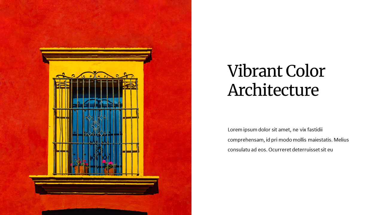 Colorful House Simple Google Slides Templates|Construction