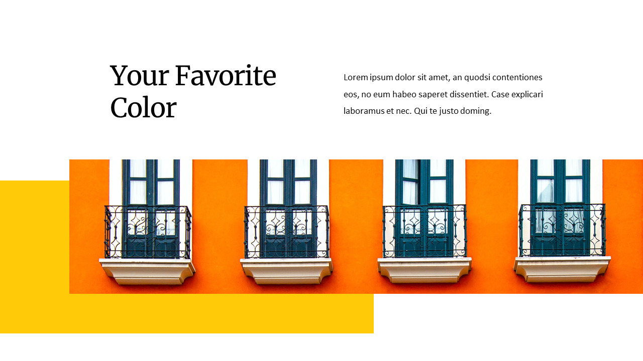 Colorful House Simple Google Slides Templates|Construction