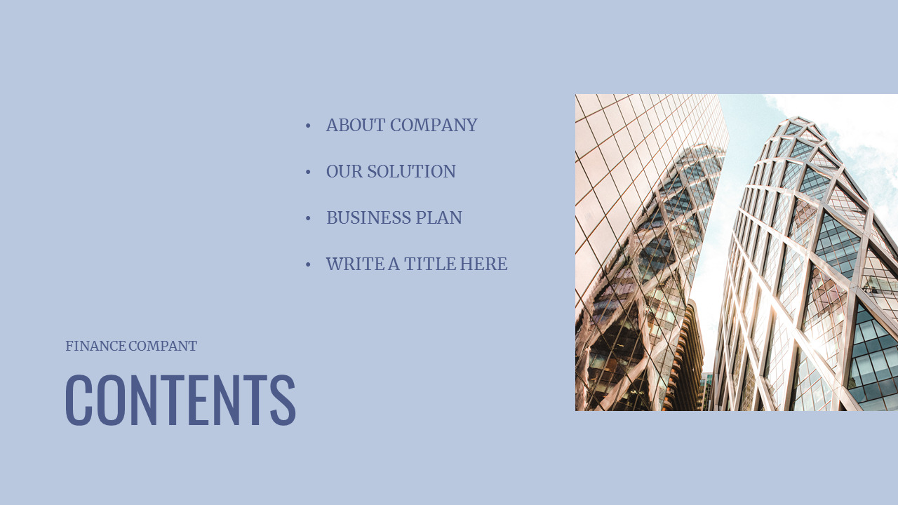 Finance Company Google PowerPoint