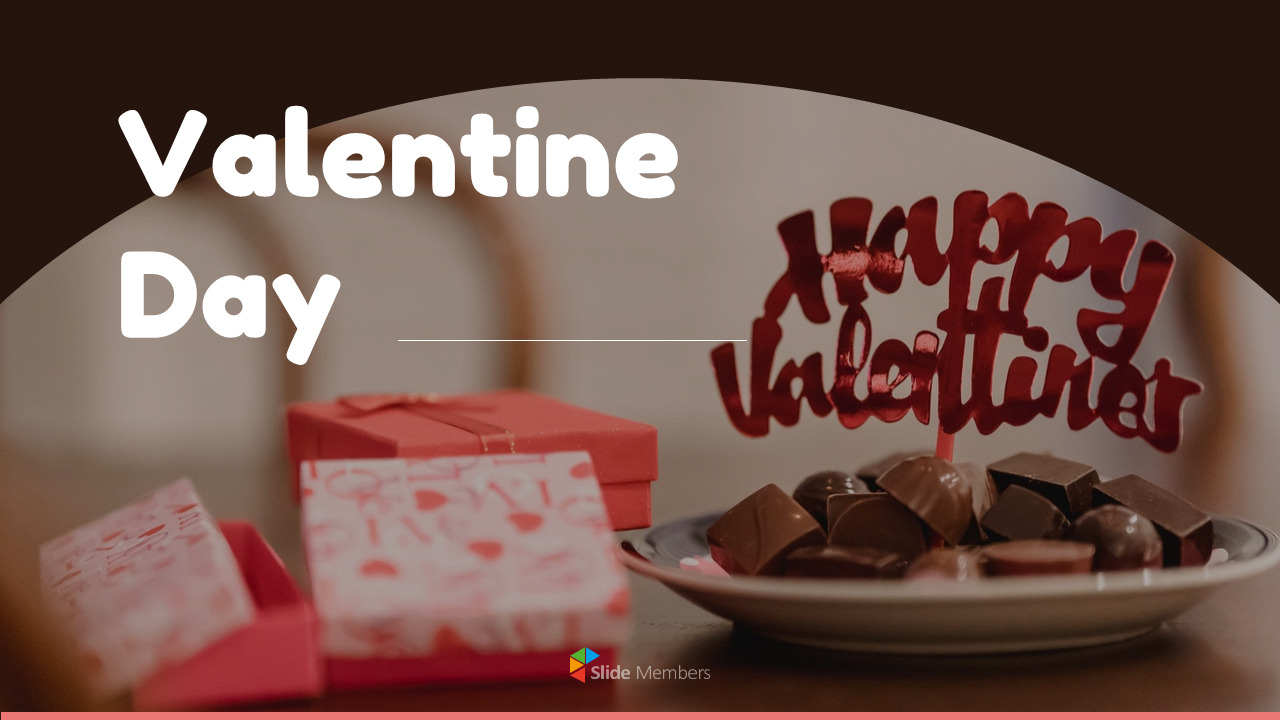 Día de San Valentín Plantillas simples de Presentaciones de Google