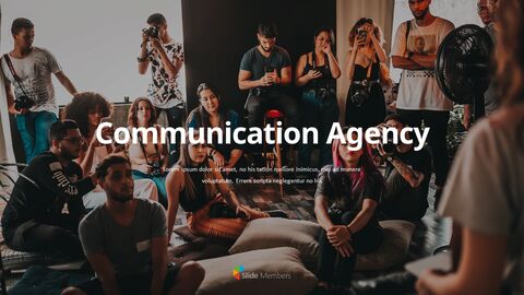 Communication Agency Outline PPT Presentation|Business|Templates