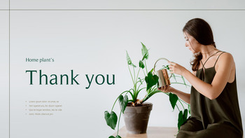 Home Plant’s Presentation Templates Design