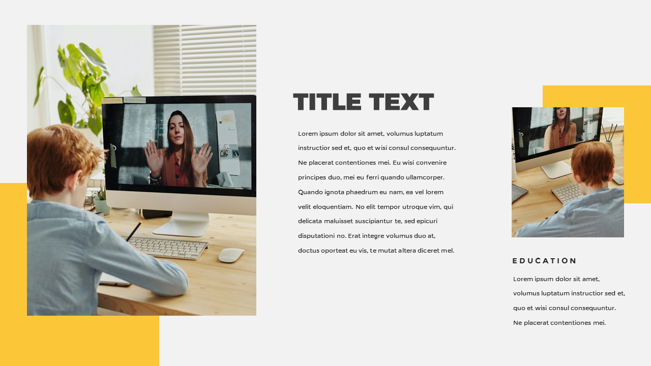 Online Education Templates Design