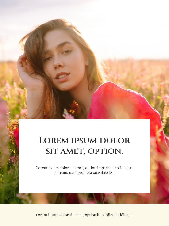 Spring Flower Theme template powerpoint