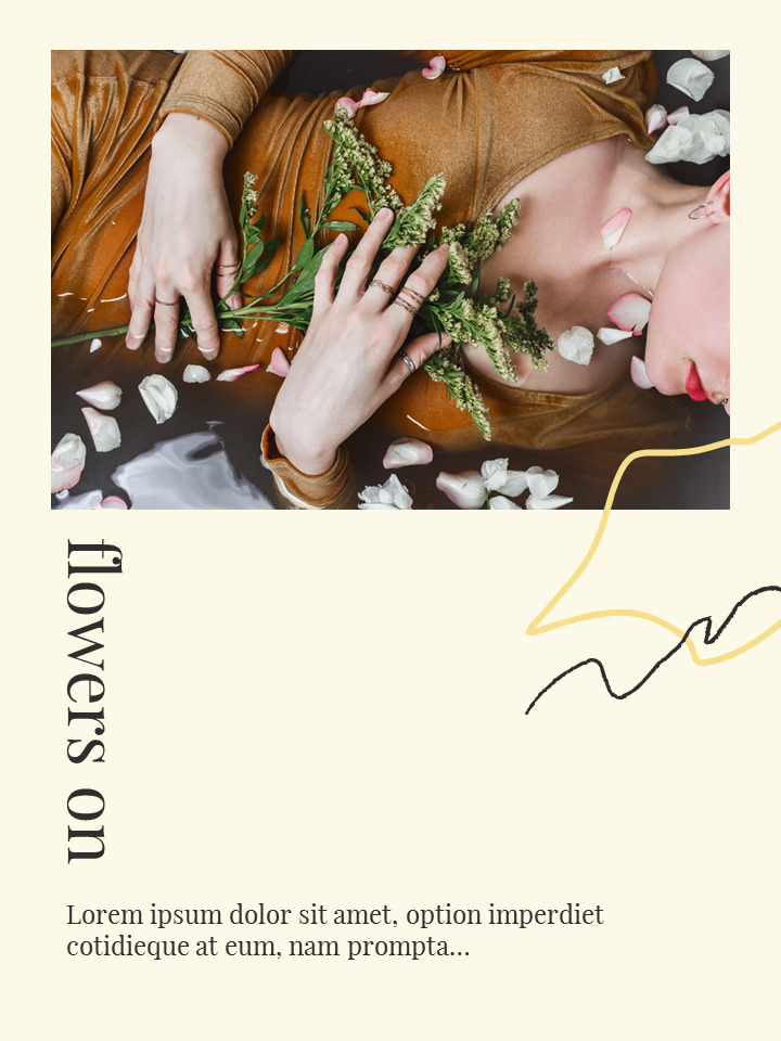 Spring Flower Theme template powerpoint