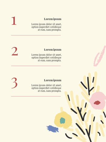Spring Flower Theme template powerpoint