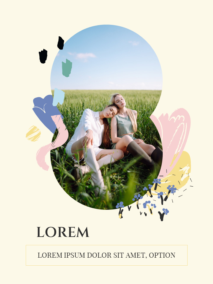 Spring Flower Theme template powerpoint