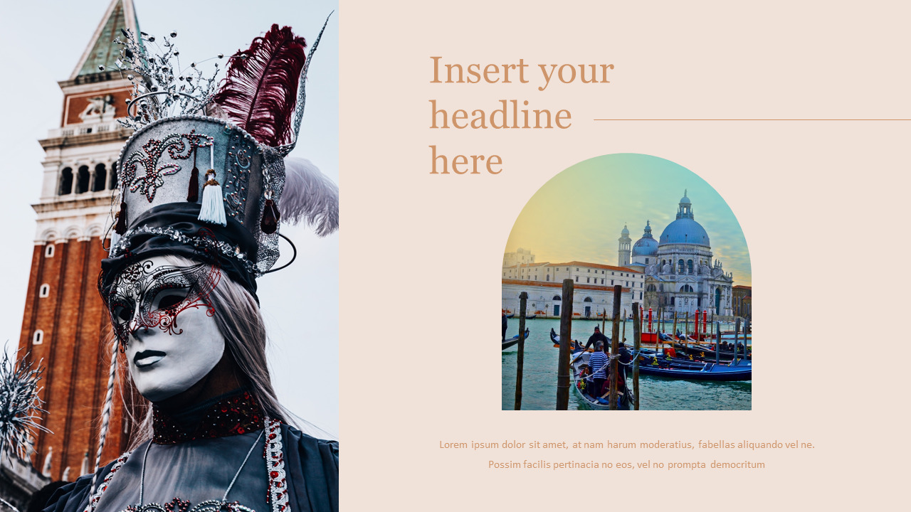 Venice Carnival Templates for PowerPoint|Lifestyle