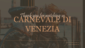 Venice Carnival Templates for PowerPoint|Lifestyle