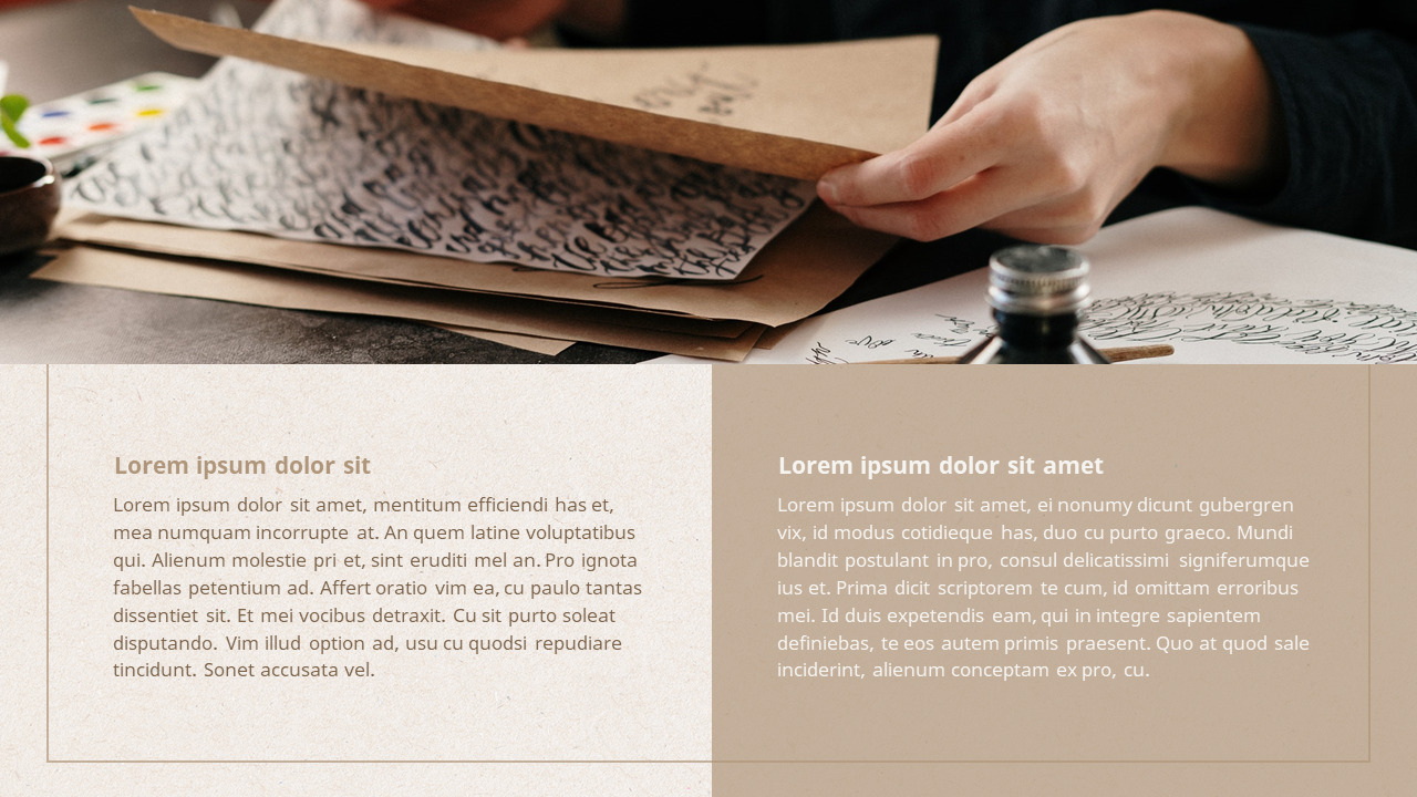 Handwriting PowerPoint Theme|Lifestyle|Templates