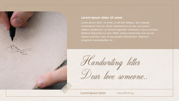 Handwriting PowerPoint Theme|Lifestyle|Templates