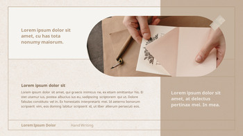Handwriting PowerPoint Theme|Lifestyle|Templates
