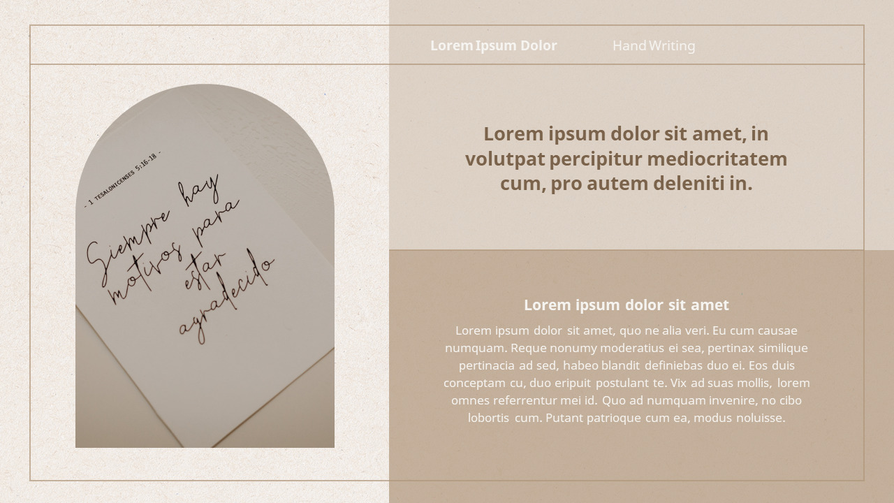 Handwriting PowerPoint Theme|Lifestyle|Templates