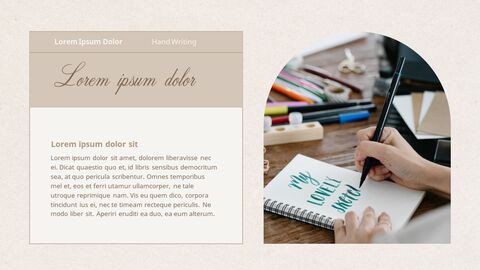 Handwriting PowerPoint Theme|Lifestyle|Templates