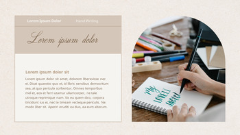 Handwriting PowerPoint Theme|Lifestyle|Templates