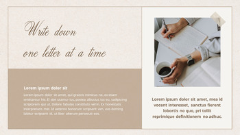 Handwriting PowerPoint Theme|Lifestyle|Templates