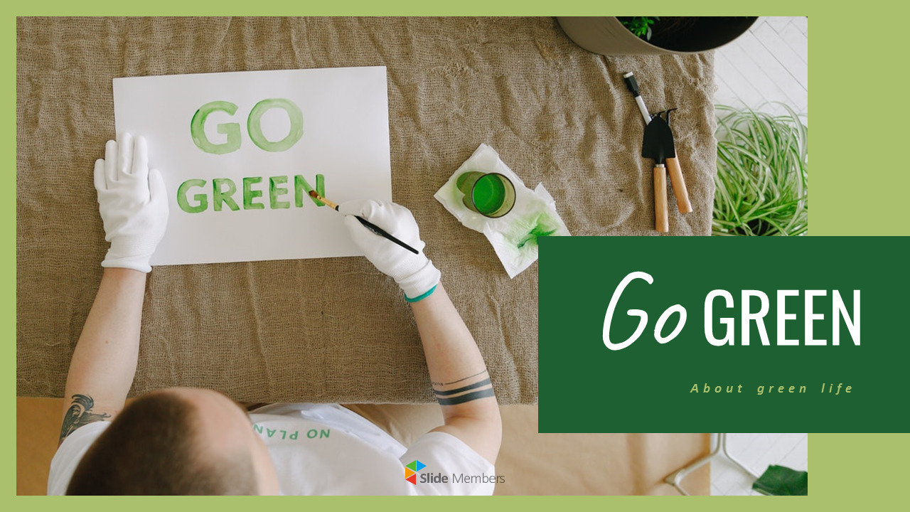 Go Green Best Google Slides|Lifestyle