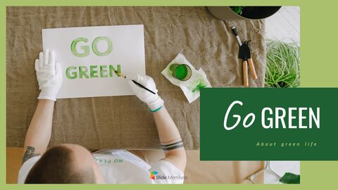 Go Green Best Google Slides|Lifestyle