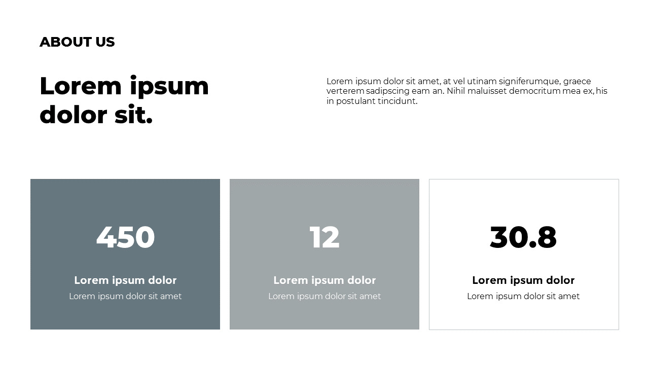 Minimal Business Presentation PowerPoint Templates Design