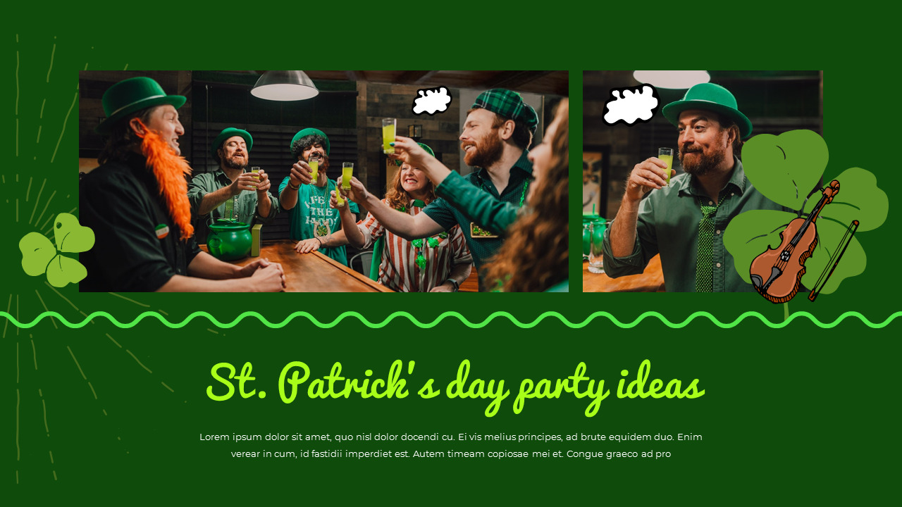 Saint Patrick's Day presentation slide