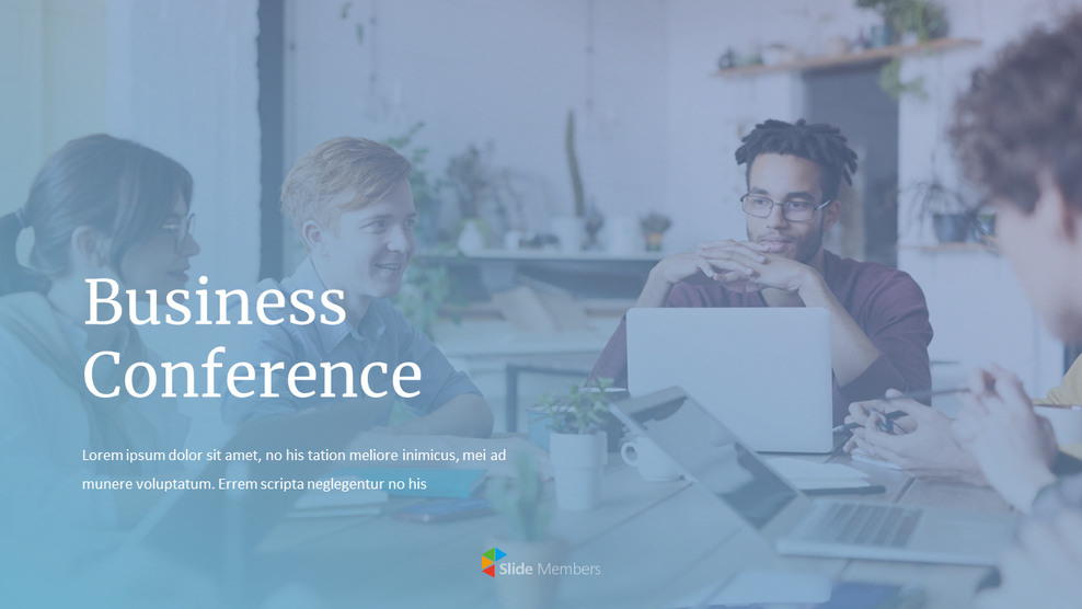 Business Conference presentation slide design