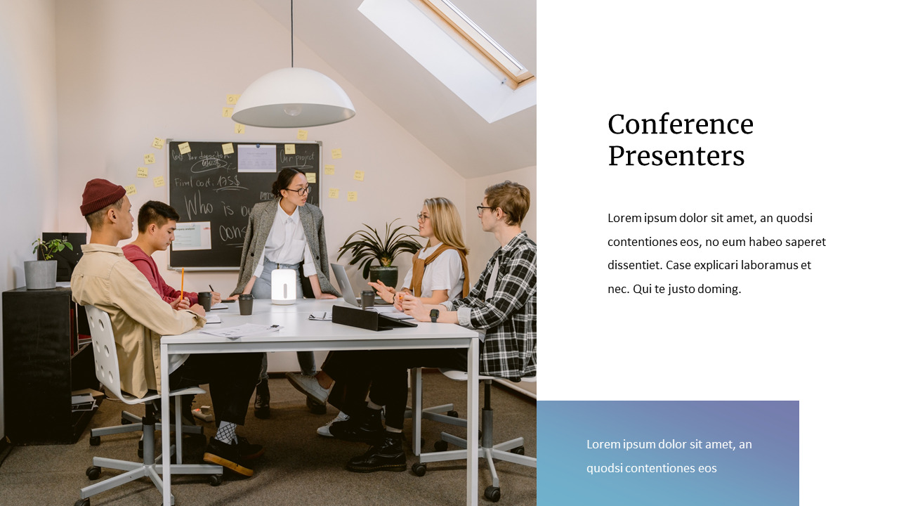 Business Conference presentation slide design