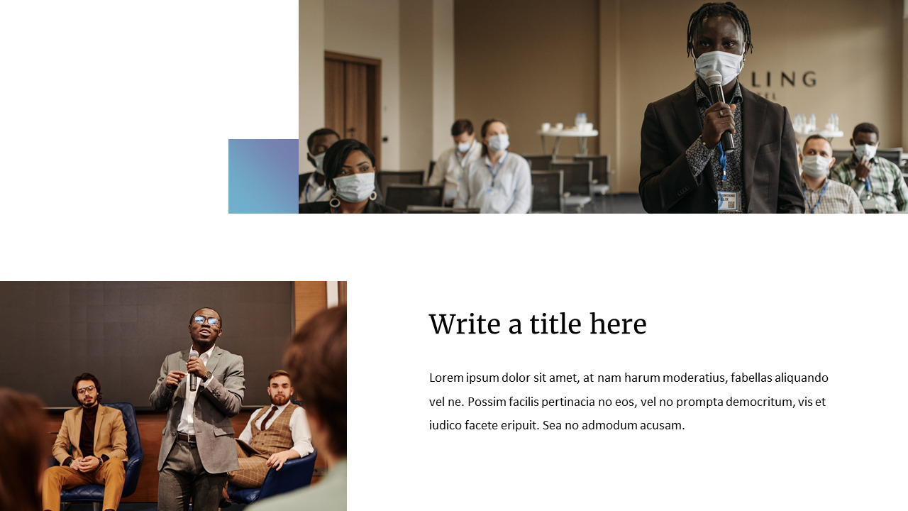 Business Conference presentation slide design