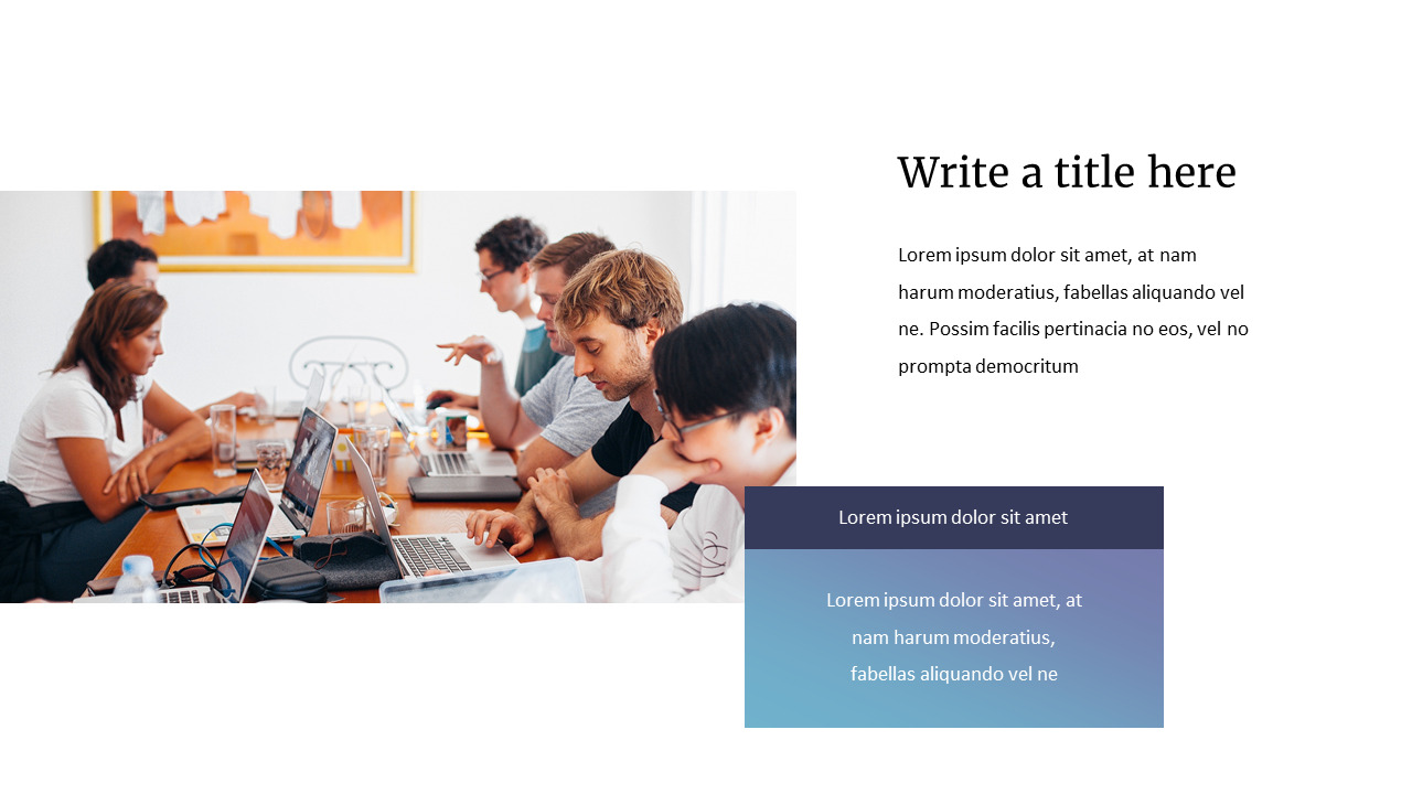 Business Conference presentation slide design
