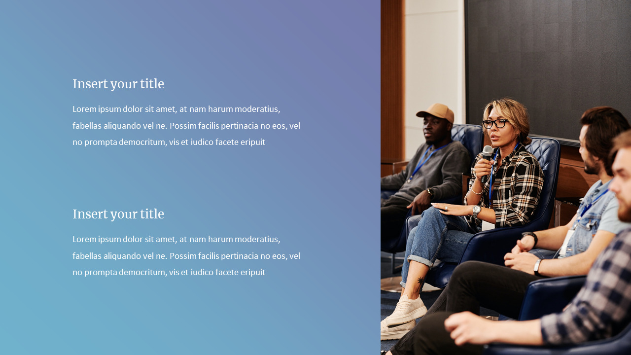 Business Conference presentation slide design