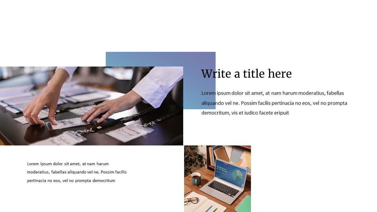 Business Conference presentation slide design