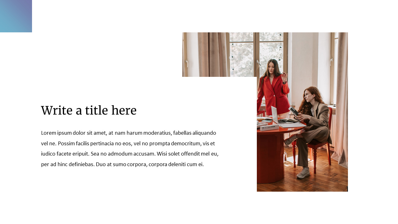 Business Conference presentation slide design