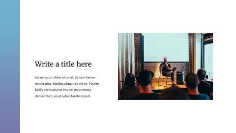 Business Conference presentation slide design