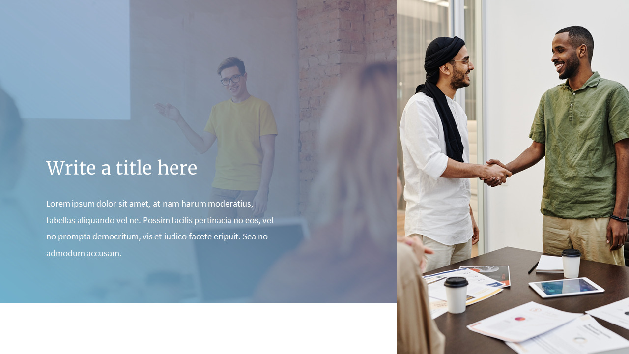 Business Conference presentation slide design