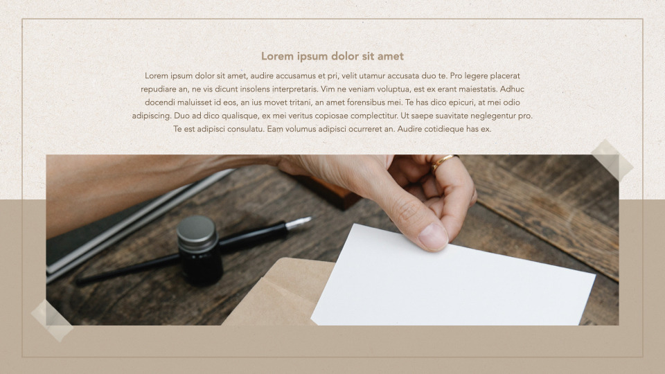 Handwriting Theme Keynote Design|Lifestyle