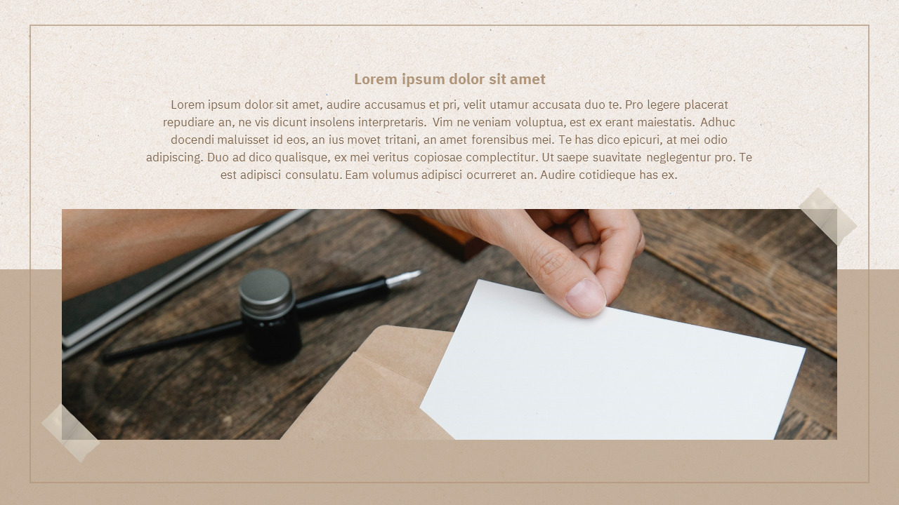 Handwriting Simple Slides Templates|Lifestyle|Google