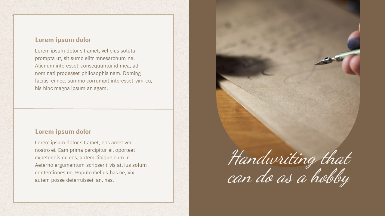 Handwriting Simple Slides Templates|Lifestyle|Google