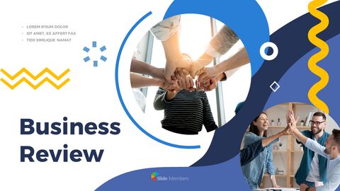 Business Review template google slides