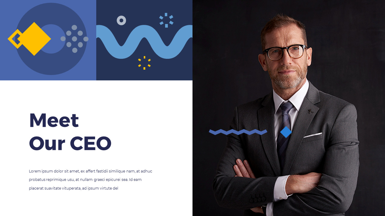 Business Review template google slides