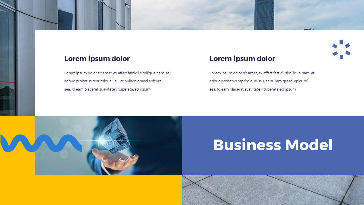 Business Review template google slides