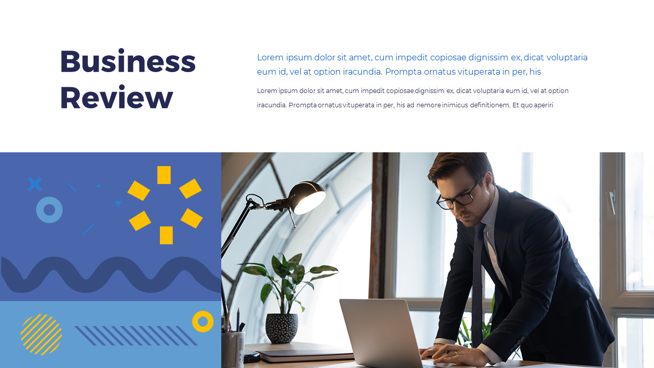 Business Review template google slides