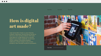 Digital Art PowerPoint Design Download|IT/Commerce|Templates