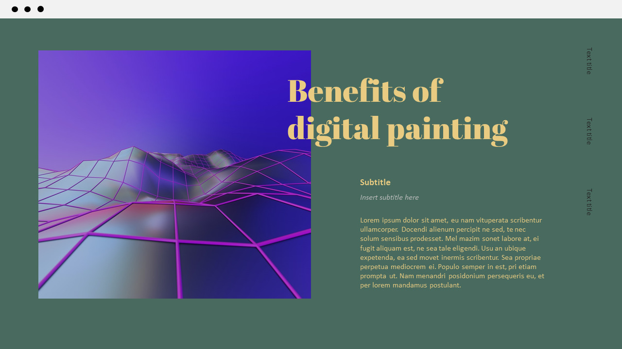 Digital Art PowerPoint Design Download|IT/Commerce|Templates