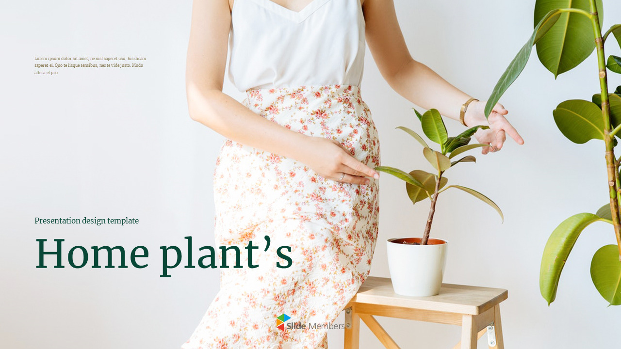 Home Plant’s template google slides