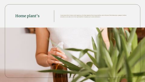 Home Plant’s template google slides