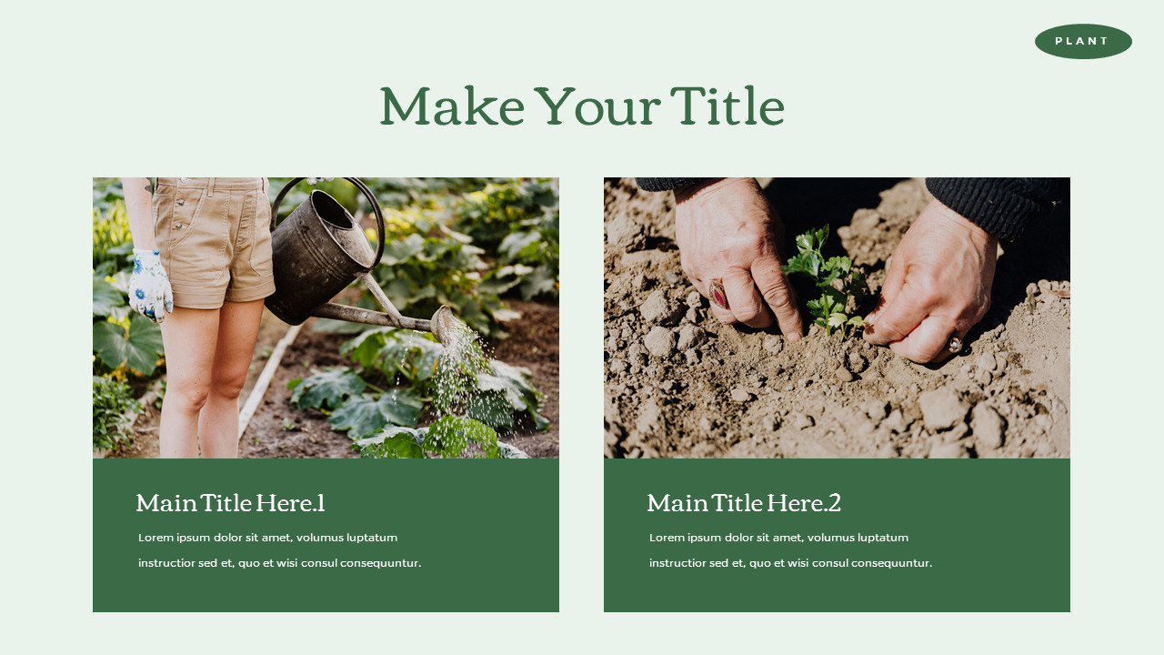 Planting Trees Slide Presentation|Lifestyle|PPT Templates