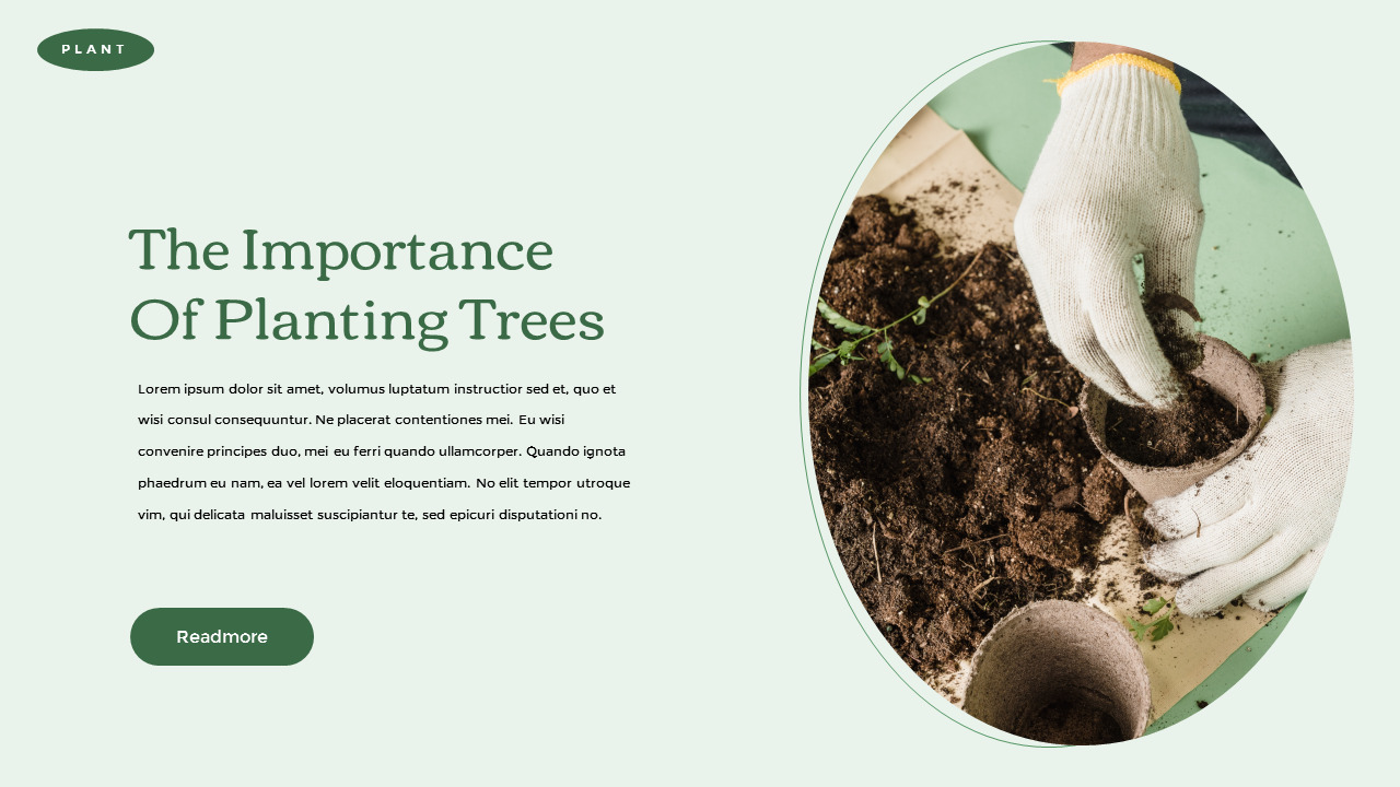 Planting Trees Slide Presentation|Lifestyle|PPT Templates