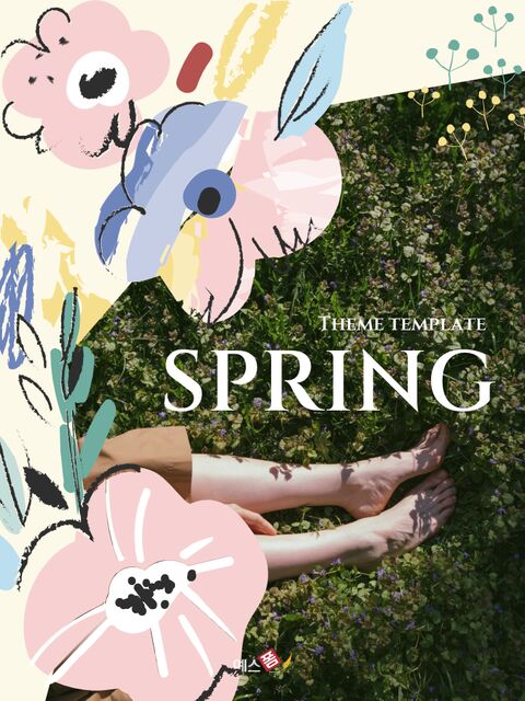 Spring Flower Theme Google presentation