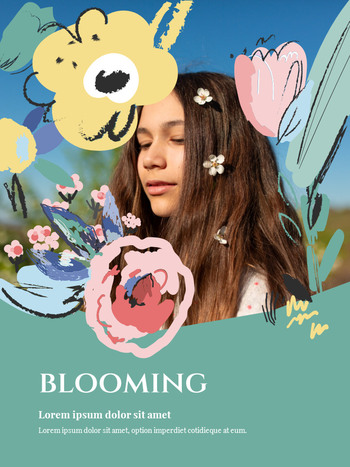 Spring Flower Theme Google presentation