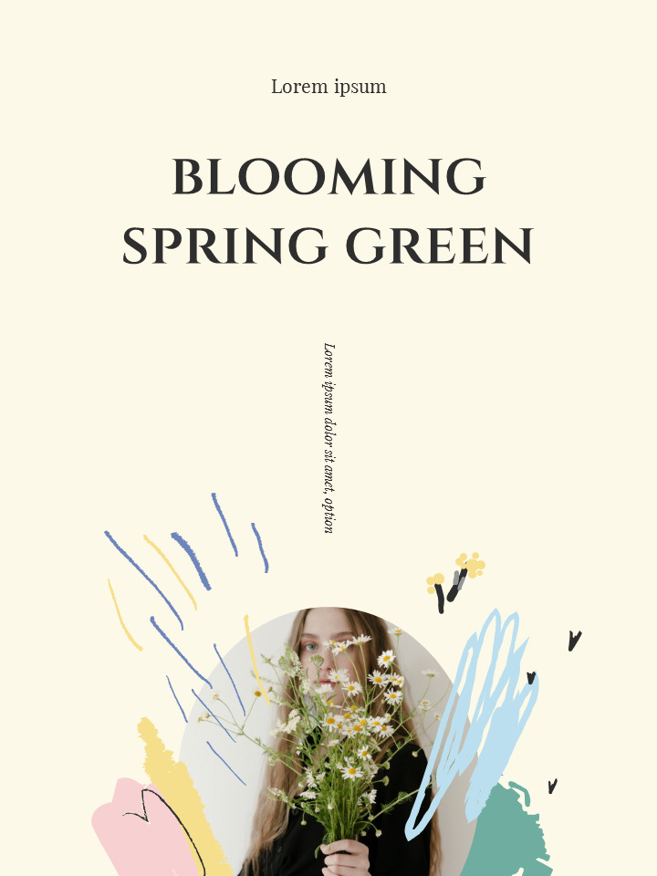 Spring Flower Theme Google presentation