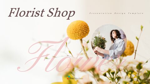 Florist Shop Theme PPT Templates